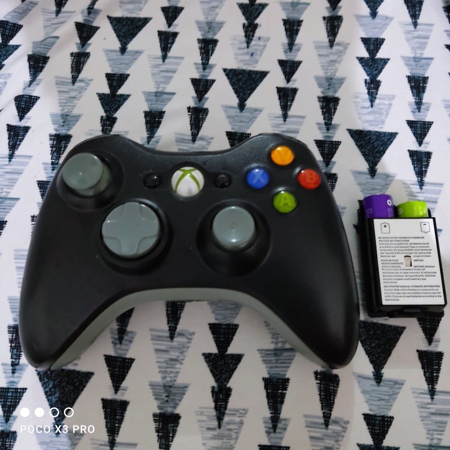 Jual Xbox 360 stik controller wireless ORI Mesin Microsoft | Shopee ...