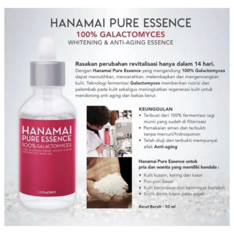 Jual HANAMAI PURE ESSENCE ORIGINAL AFC JAPAN | Shopee Indonesia