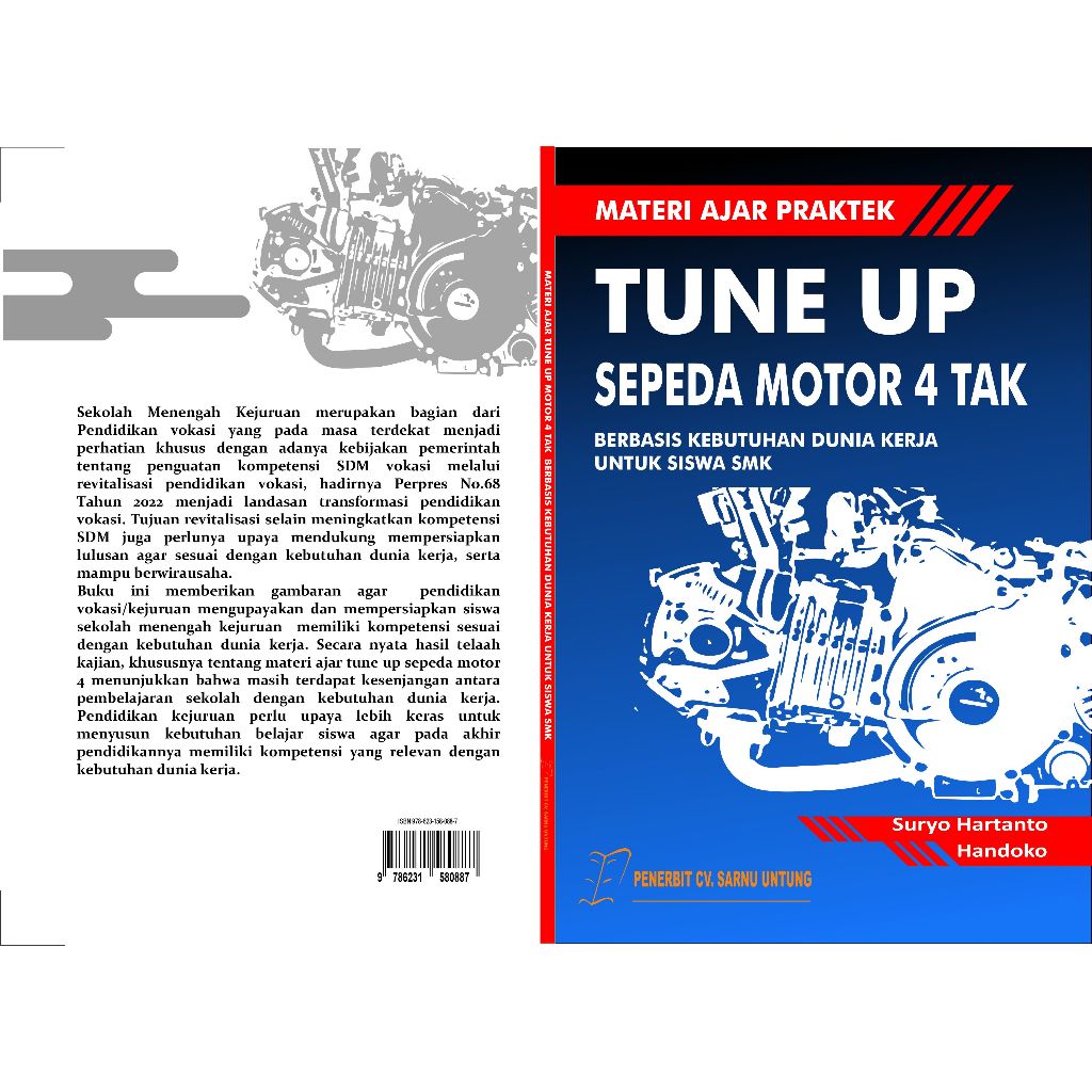 Jual MATERI AJAR PRAKTEK TUNE UP SEPEDA MOTOR 4 TAK BERBASIS KEBUTUHAN ...