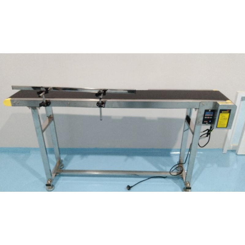 Jual Conveyor belt mesin coding TIJ stainless steel | Shopee Indonesia