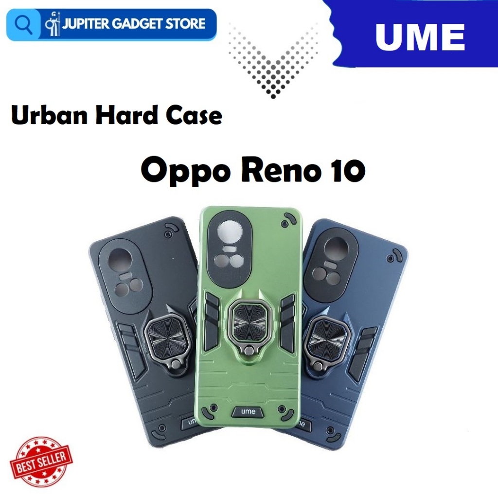 Jual Casing Oppo Reno 10 5G Ume Urban Ring Stand Hardcase | Shopee ...