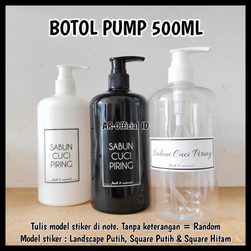 Jual PUMP 500ML • PERLENGKAPAN RUMAH AESTHETIC • STIKER HOME LIVING ...