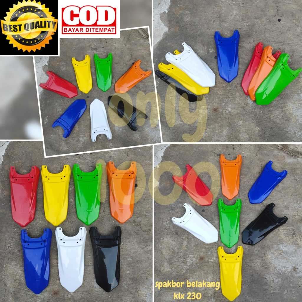 Jual SPAKBOR BELAKANG KLX 230 PAD SLEBOR REAR FENDER KLX 230 TRAIL ...
