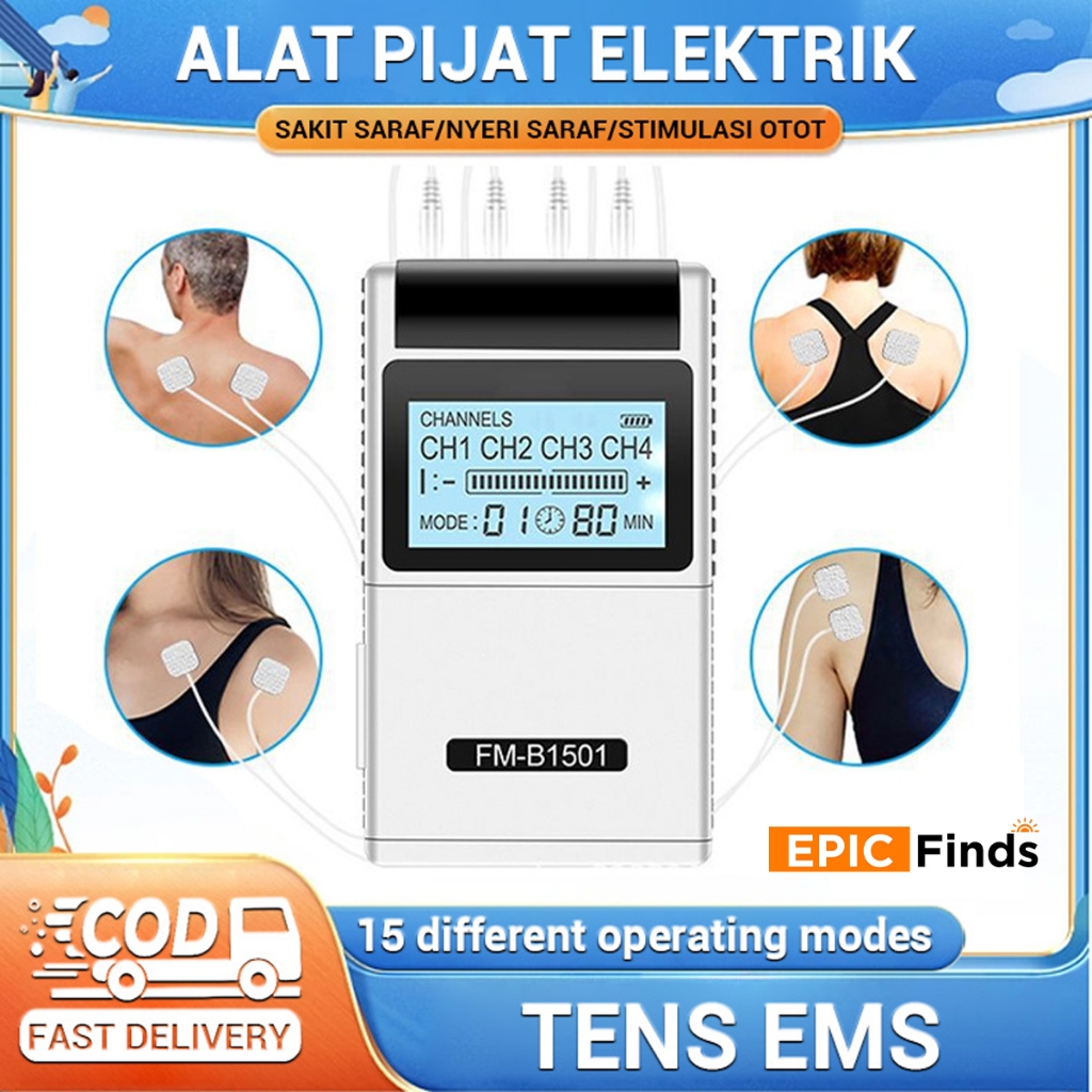 Jual Mesin Pijat Electric Shock, Elektroterapi, TENS, Denyut Nadi Frekuensi Rendah, Akupuntur ...
