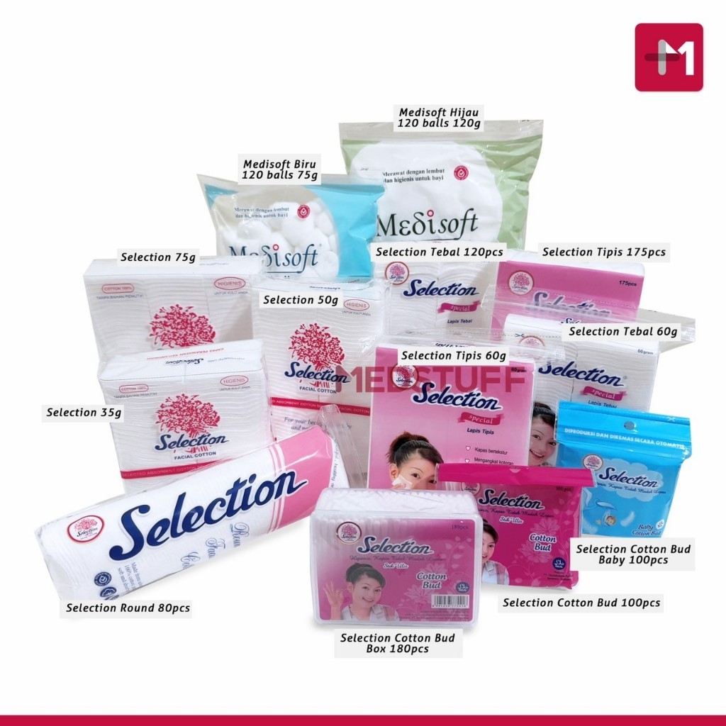 Jual Kapas Selection Cotton Bud Selection Kapas Wajah Selection Facial ...