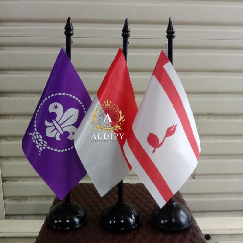 Jual Bendera kecil pramuka tunas , bendera wosm , bendera merah putih ...