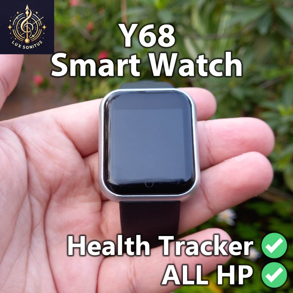 Jual Smartwatch Y68 / D20 Sport Bluetoot Pelacak Kebugaran Heart Rate ...