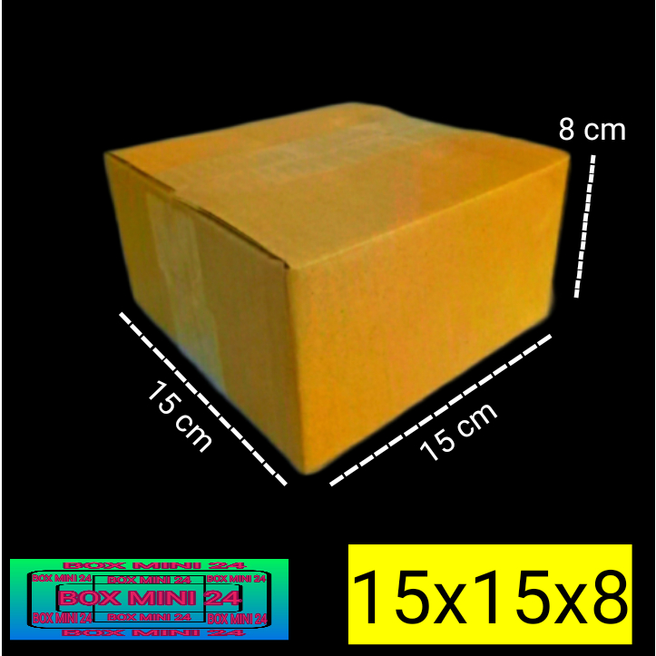 Jual kardus packing 15x15x8 kardus polos kardus mini kardus murah ...