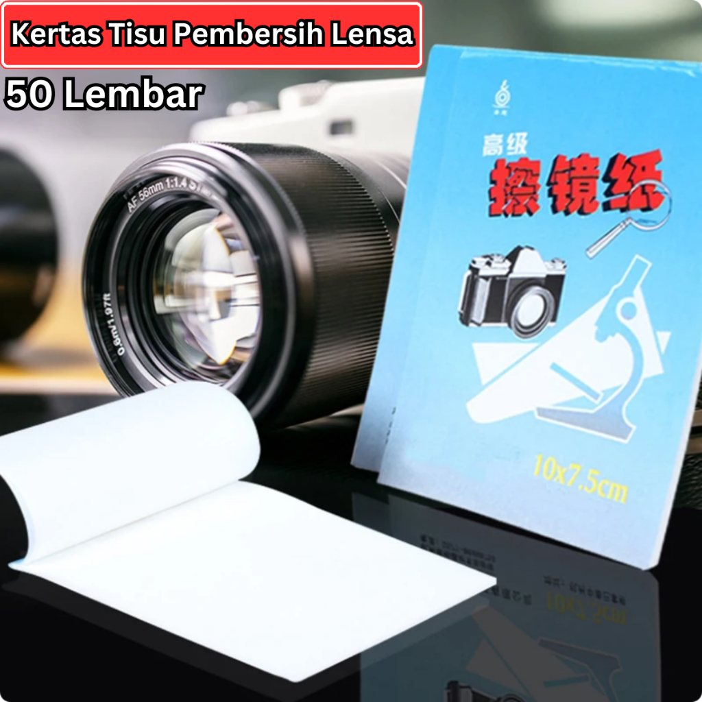 Jual LENS Cleaning Paper Kertas Tissue Pembersih Lensa Camera ...