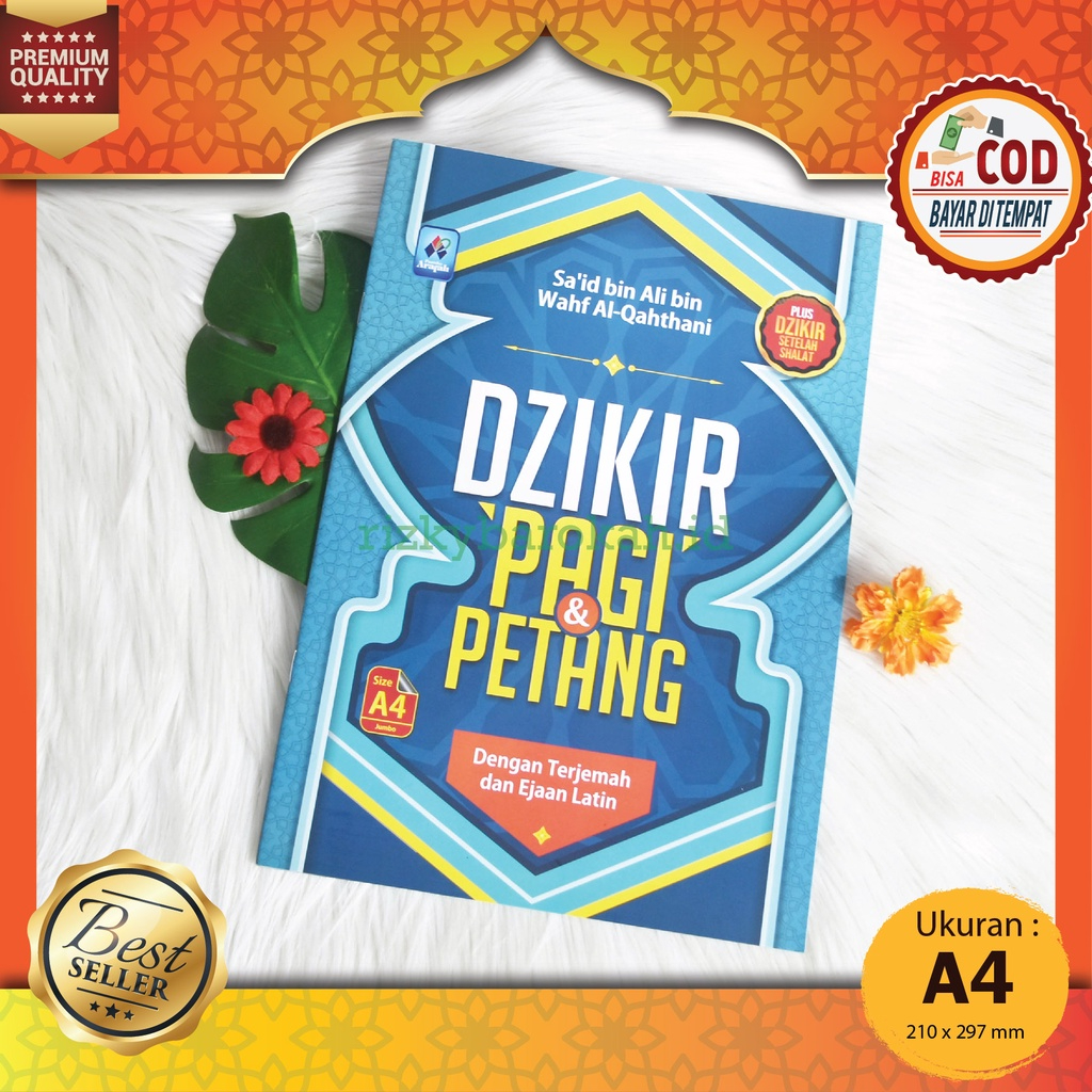 Jual Dzikir Pagi Petang Ukuran A4 Jumbo Lansia Soft Cover - Dzikir Pagi ...