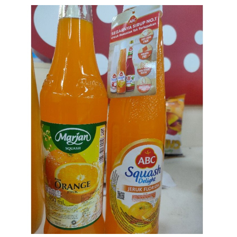 Jual Marjan Syrup Squash Orange/ABC Squash Orange (450 ML) | Shopee ...