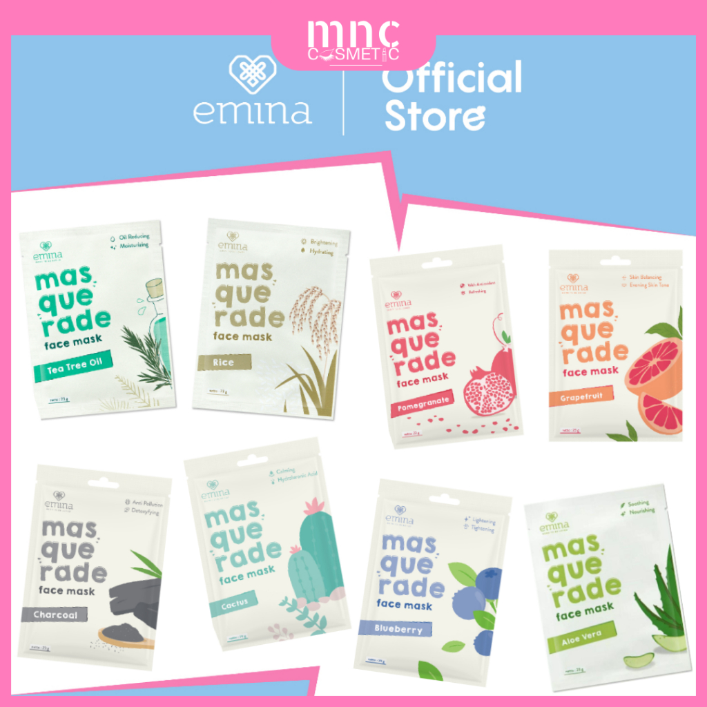 Jual EMINA MASQUERADE FACE MASK SACHET 23 GR | Shopee Indonesia
