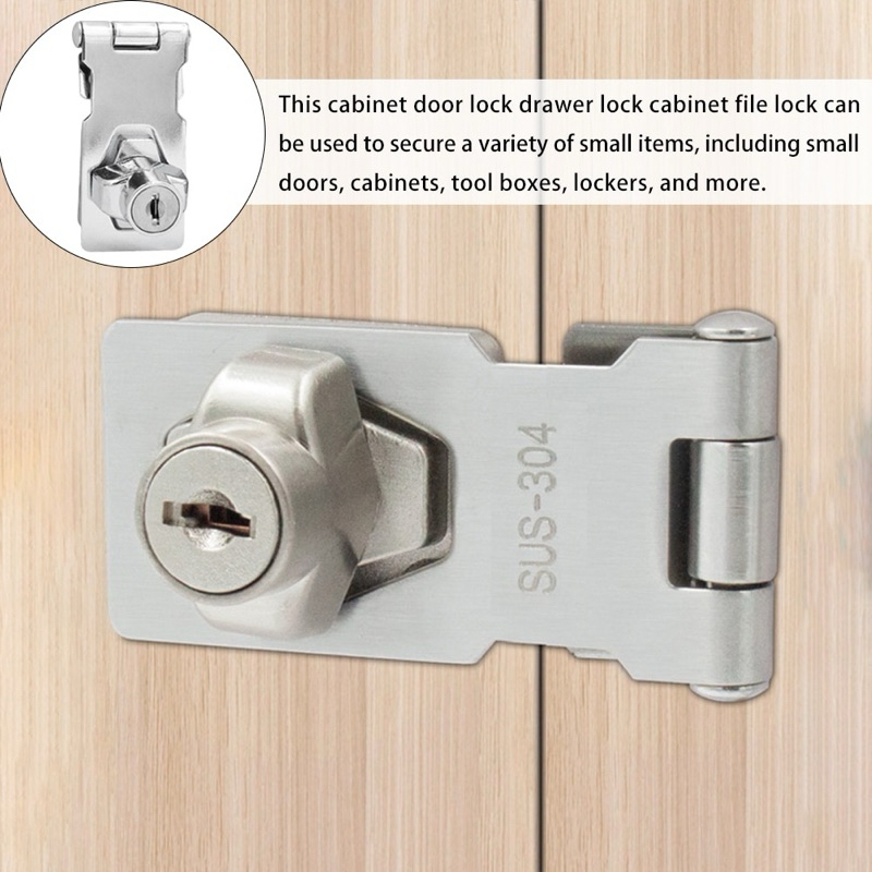 Jual Haps lock overpal kunci stainless 3” Ats | Shopee Indonesia