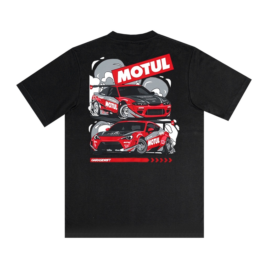 Jual Garasi Drift x Motul T-Shirt Black | Shopee Indonesia