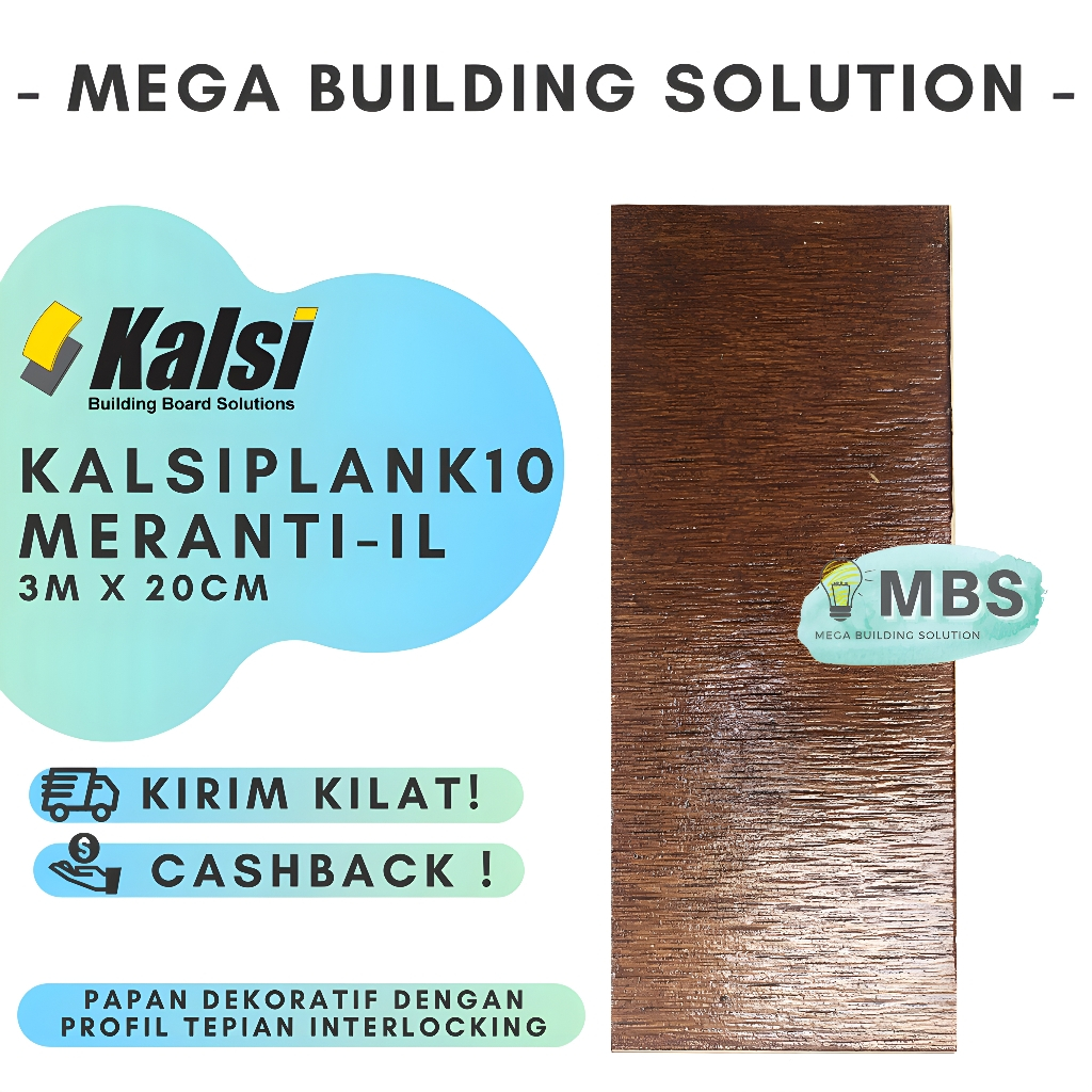 Jual Lisplang Kalsi 10mm URAT KAYU / Lisplank Kalsi / Papan Sirip ...