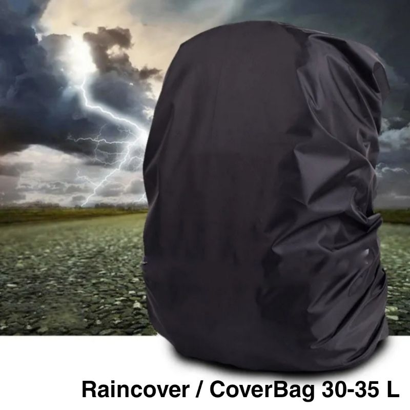 Jual Rain Cover Bag Waterproof 30-35L Mantel Tas Jas Hujan Tas Rain Coat Jas Hujan Tas Ransel ...