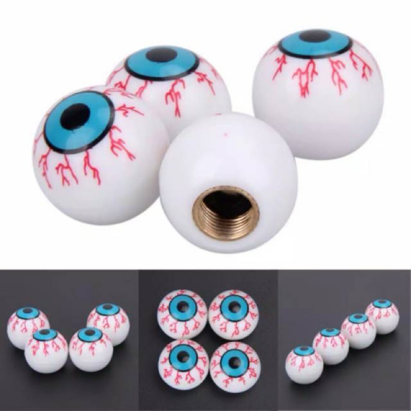 Jual Sepasang Tutup Pentil Ban Bentuk Bola Mata untuk Mobil/Pentil Ban ...