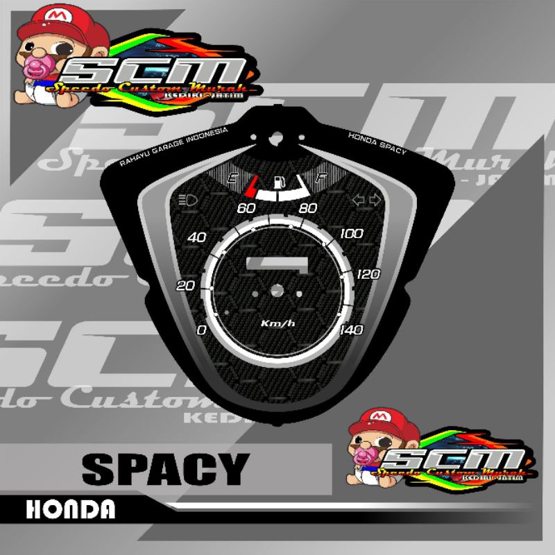 Jual Papan speedometer Honda Spacy panel spidometer custom Honda Spacy ...