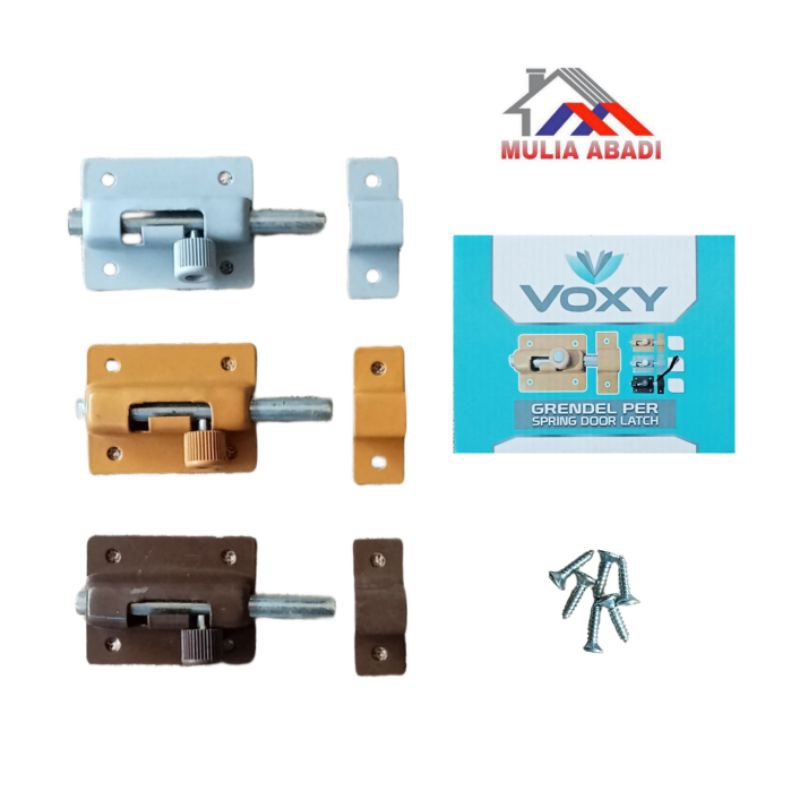 Jual Grendel Per Voxy + Skrup / Grendel Per Besi Silver Kuning Coklat ...