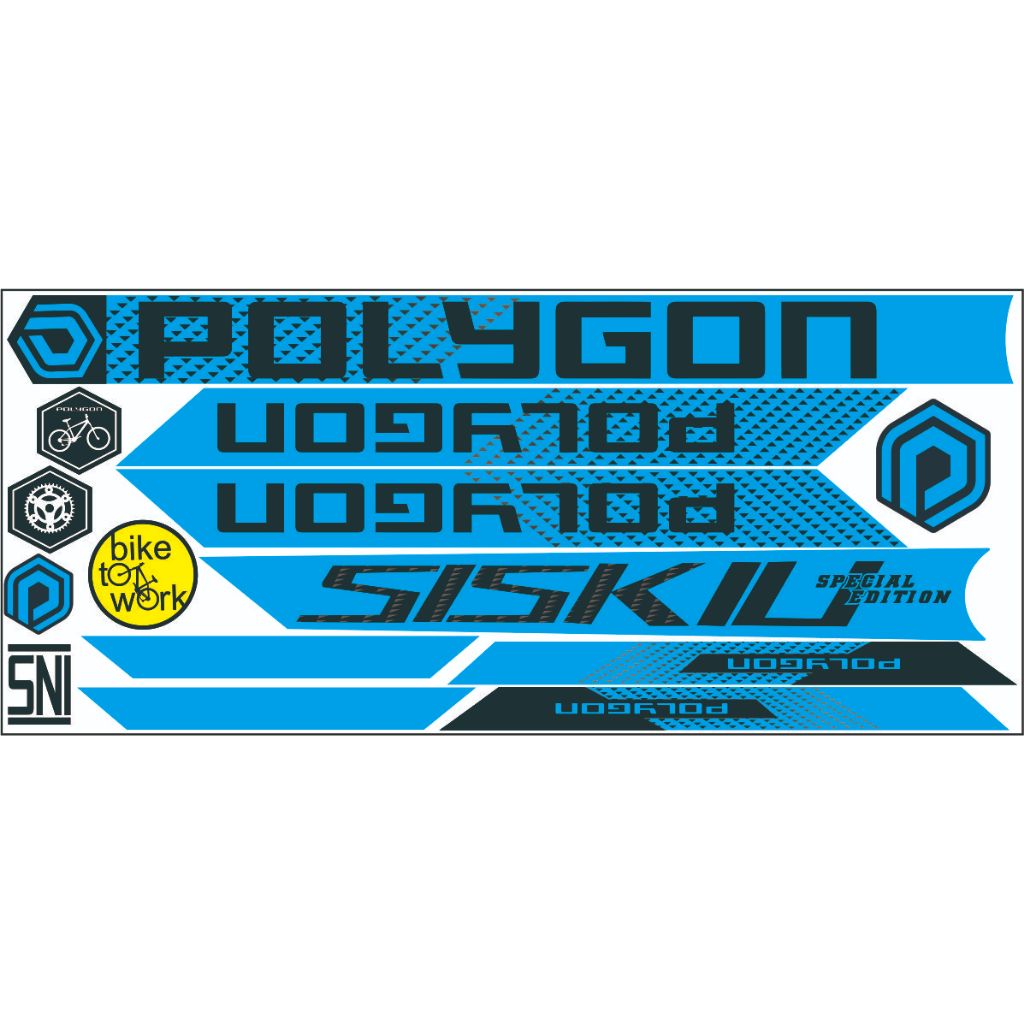 Jual COD- STRIPING POLYGON STIKER ALL BIKE STRIPING SEPEDAH POLYGON ...
