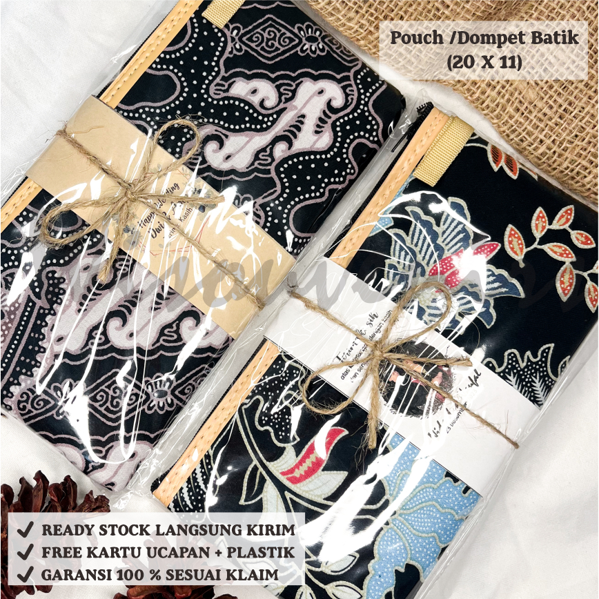 Jual Souvenir Pernikahan Dompet batik Khas Jogja Ukuran (20 x 11) Part 11 Souvenir pouch batik ...