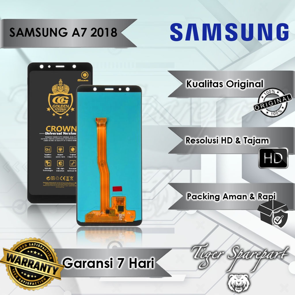 Jual LCD TOUCHSCREEN SAMSUNG A7 2018 - A750 FULLSET | Shopee Indonesia