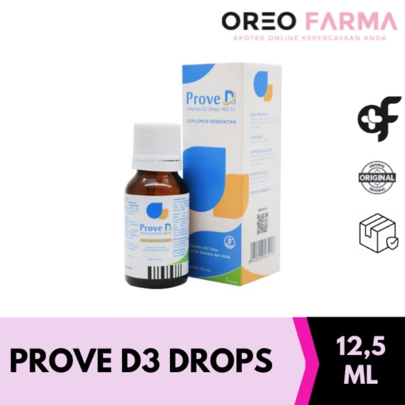 Jual Prove D3 Drops 400 iu | Prove D3 drop | Vitamin D3 400 iu | Shopee ...