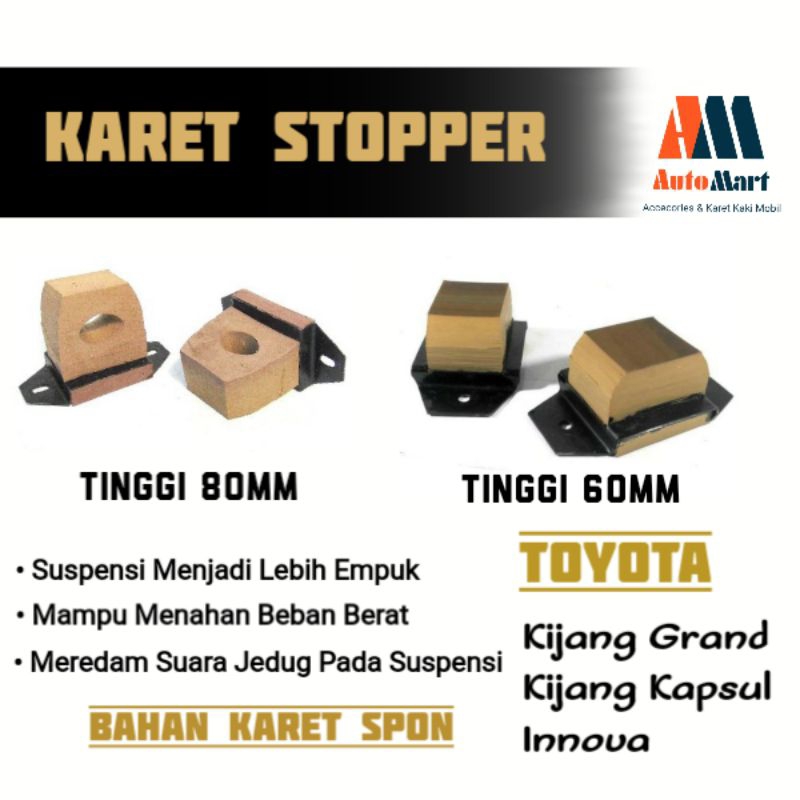 Jual Stopper Toyota Innova Empuk spon belakang 2pcs | Shopee Indonesia