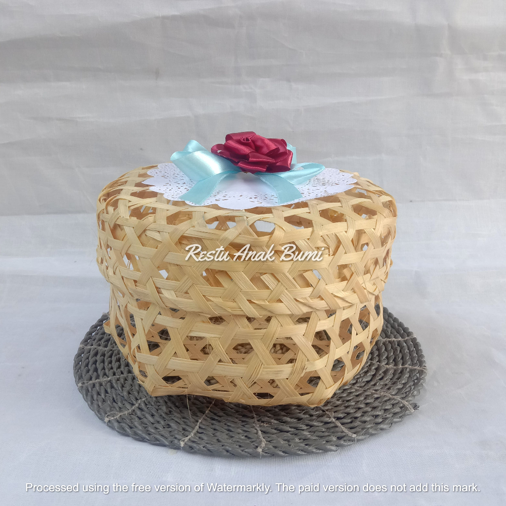 Jual Toples Bambu Hexagonal 23cm | Kue Kering | Kemasan | Packaging ...