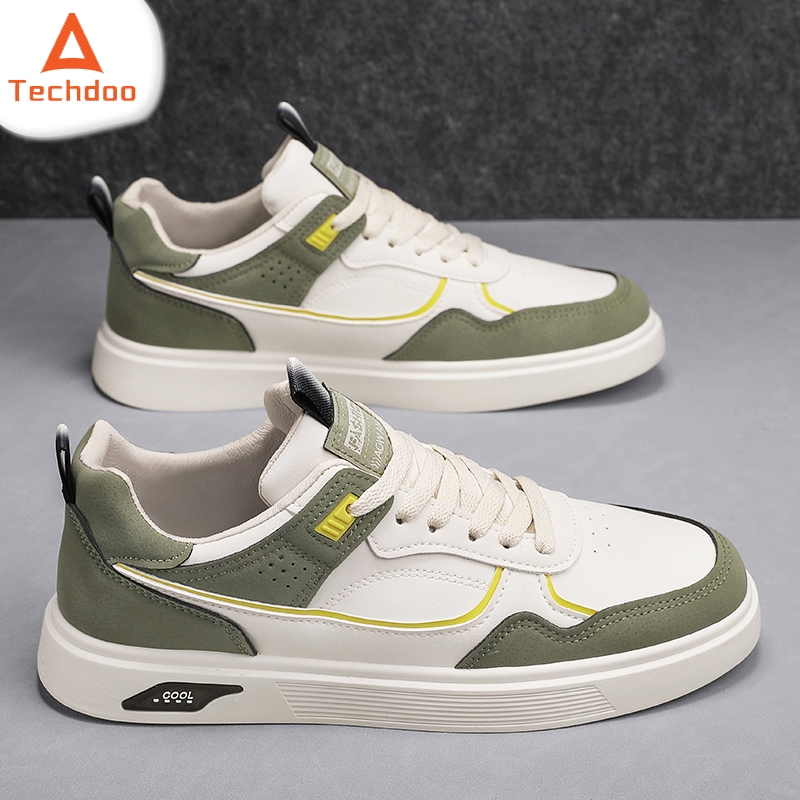 Jual Techdoo Sepatu Olahraga Pria Keren Sepatu Kets Sport Running Shoes Men Sneakers Cowok ...