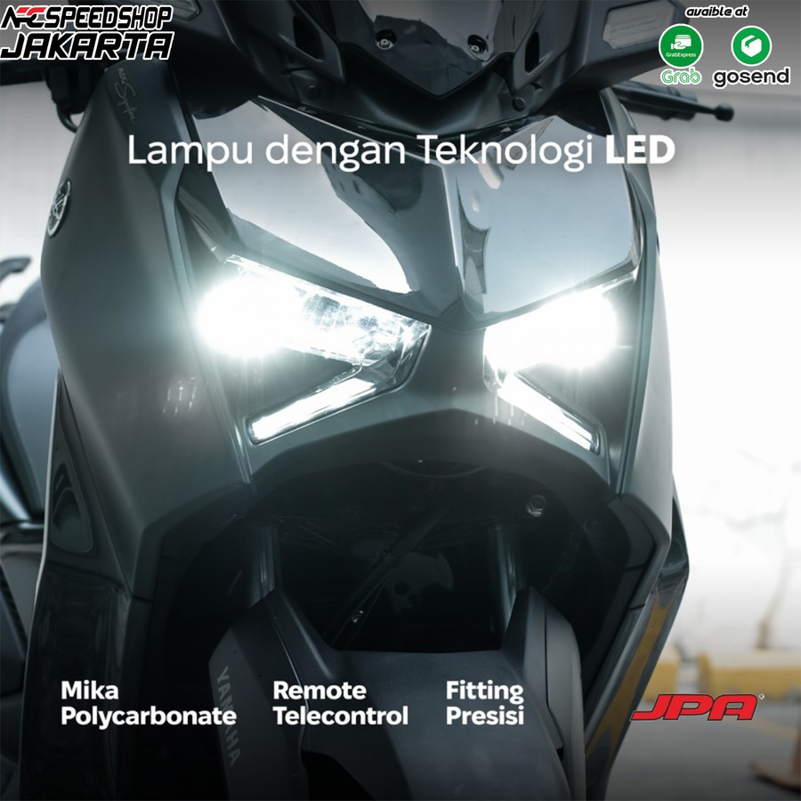 Jual Lampu Depan HEADLAMP Reflektor LED JPA Yamaha Xmax 250 New Connected | Shopee Indonesia