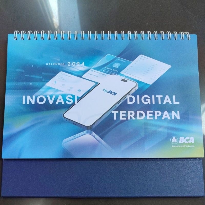 Jual Kalender Meja 2024 Kalender duduk bulanan BCA dari bank | Shopee ...