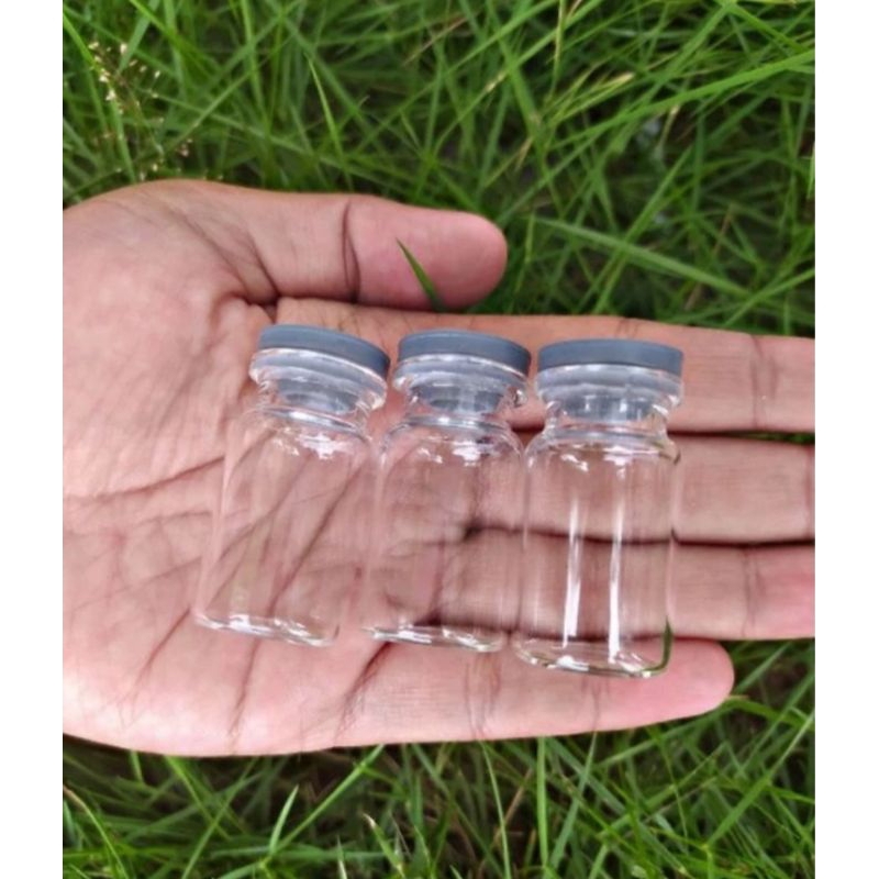 Jual Botol Vial Kaca 5 ML Free Packing Kardus | Shopee Indonesia