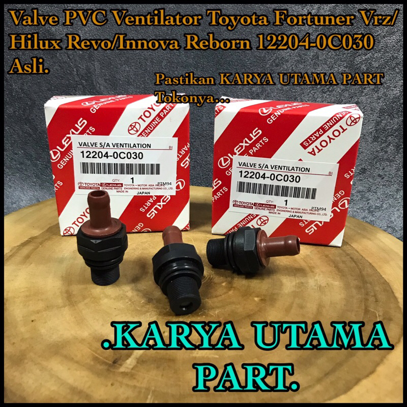 Jual Valve PVC Ventilator Toyota Fortuner VRZ/Hilux Revo/Innova Reborn ...