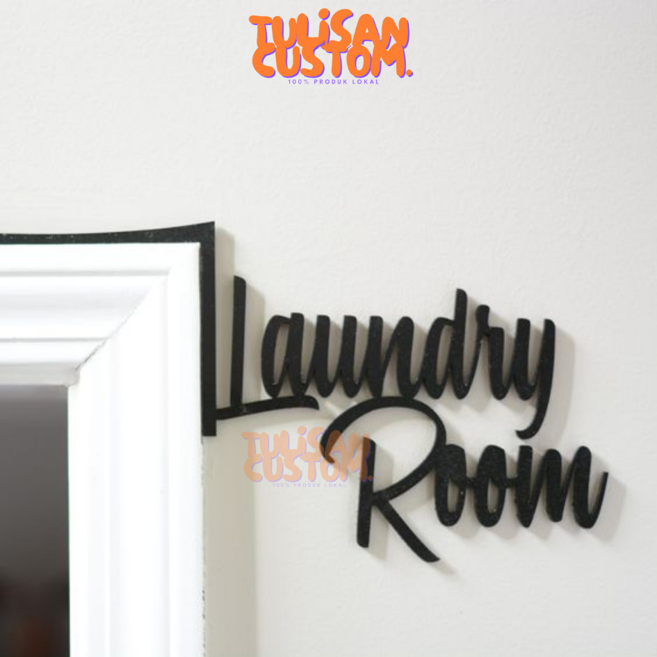 Jual Laundry Room Hiasan Dinding Tempat Baju Tempat Cuci Pajangan ...