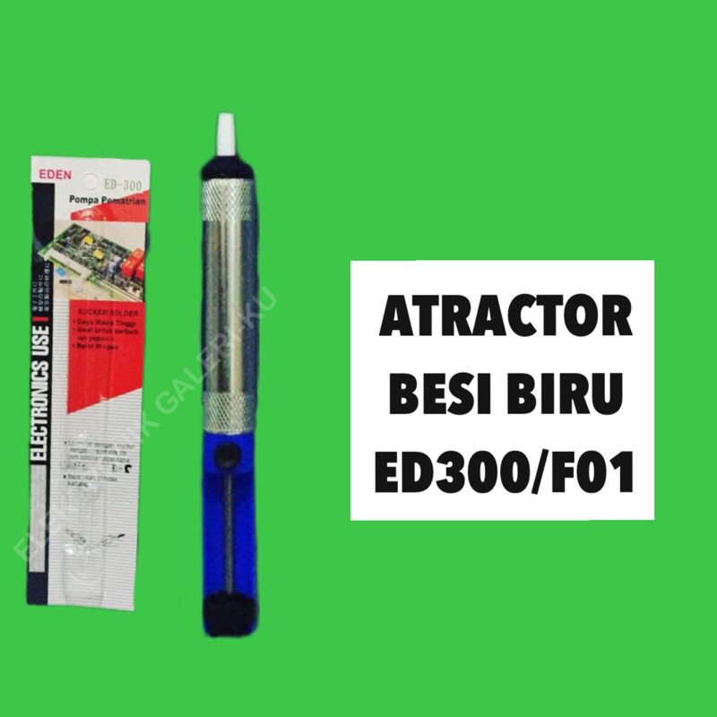 Jual SEDOTAN TIMAH ATRACTOR BESI BIRU ED300/F01 | Shopee Indonesia