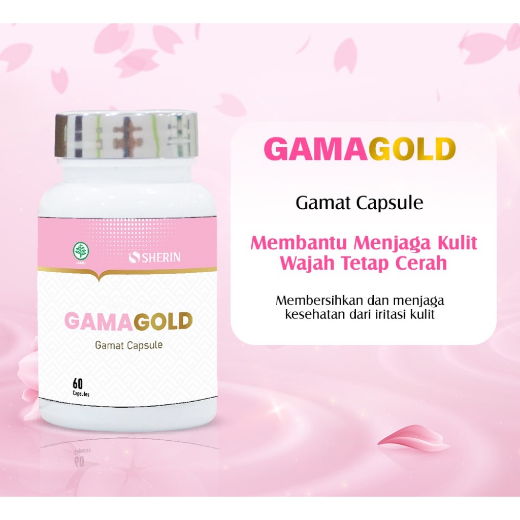 Jual (PAKET 2) GAMAGOLD KAPSUL KOLAGEN isi 60 kpsl / COLLAGEN KAPSUL ...
