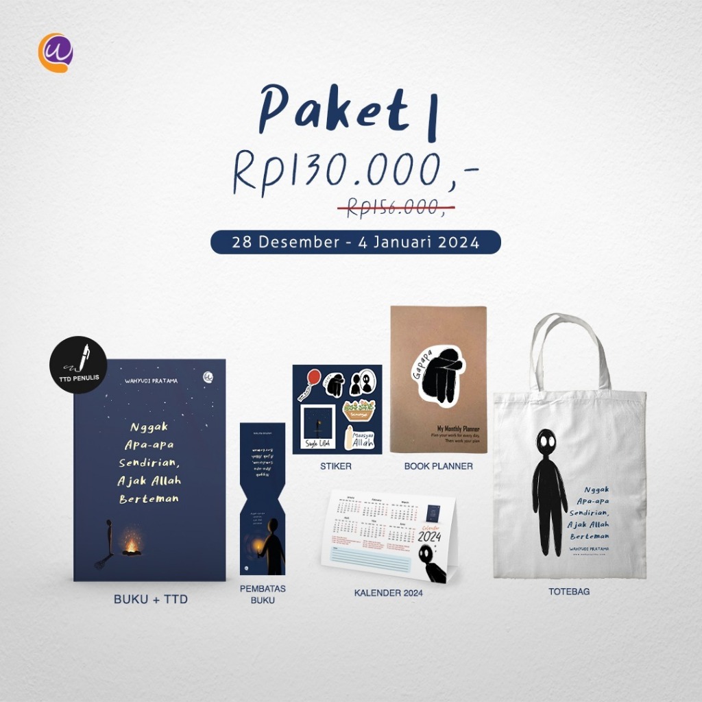 Jual AP - Buku Nggak Apa-apa Sendirian, Ajak Allah Berteman - Wahyudi ...