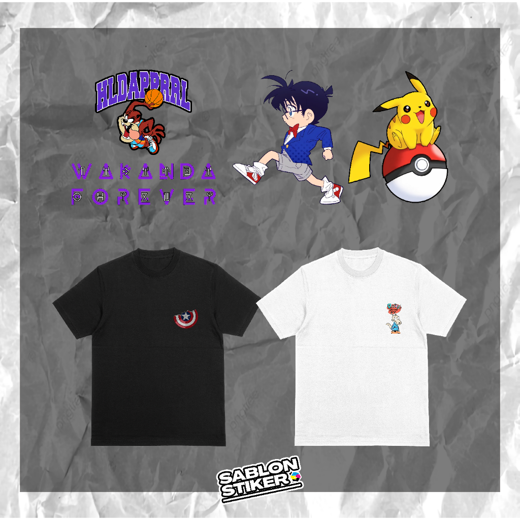 Jual SABLON STIKER DTF LOGO SABLON DTF PRINTING SABLON SETRIKA RANDOM ...