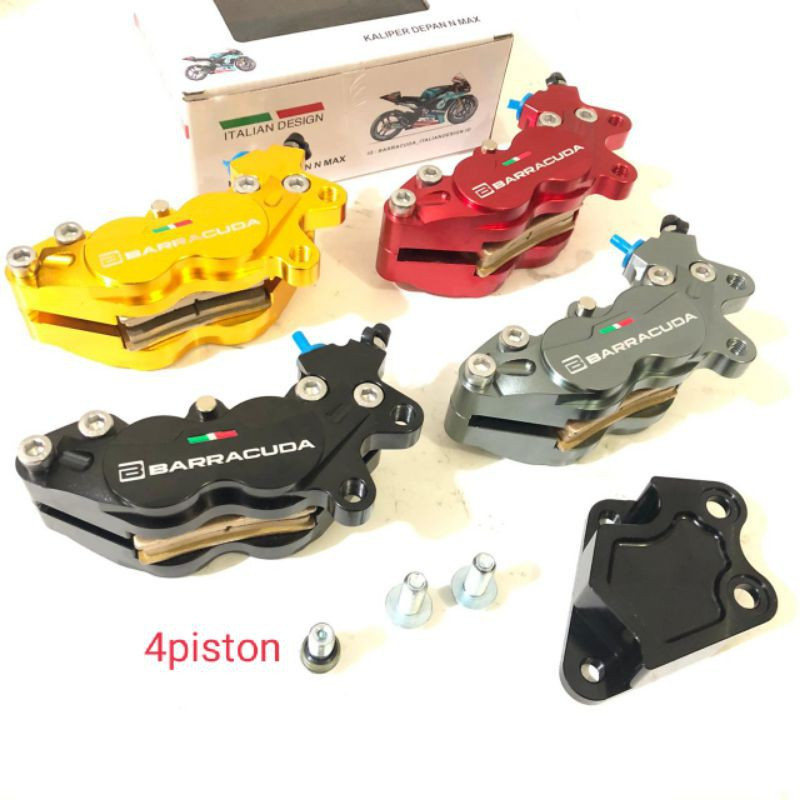 Jual Kaliper Depan 4 Piston Barracuda Original Yamaha Nmax 155 Old Plus Breket pnp | Shopee ...