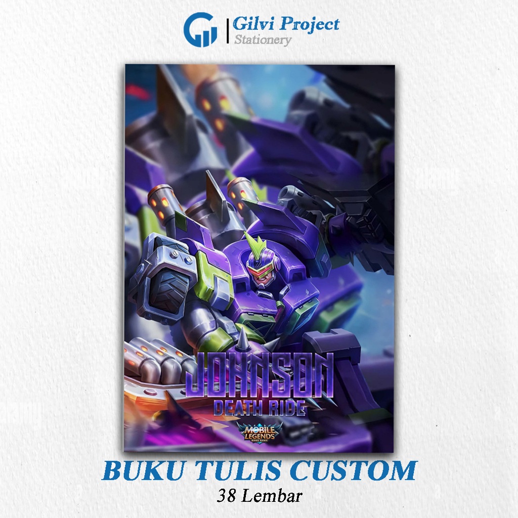 Jual Buku Tulis Mobile Legend Character / ML [A] / Buku Tulis Sekolah ...