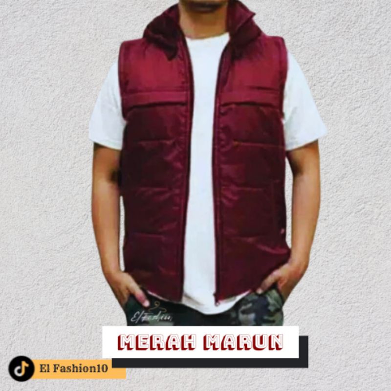 Jual Rompi motor pria polos anti angin pelindung dada - Jaket vest ...