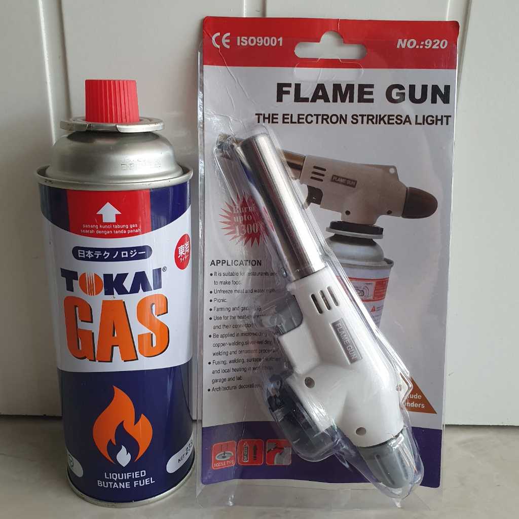 Jual Flame Gun Gas Torch Pistol Api Logam Portabel Pembakar Butana Las ...