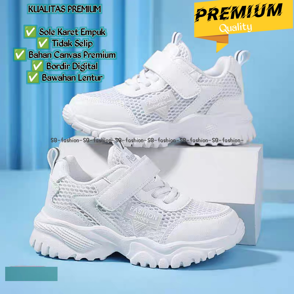 Jual sepatu sneaker lari jalan jalan senam olah raga olahraga anak ...