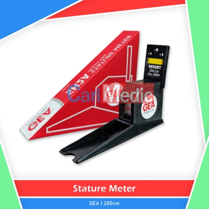 Jual Stature Meter GEA Microtoise Alat Ukur Tinggi Badan | Shopee Indonesia