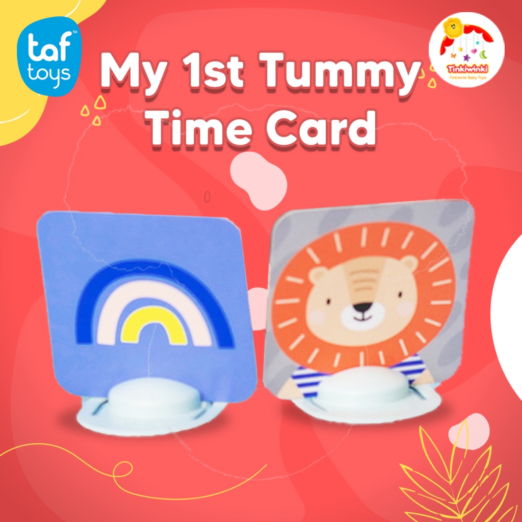Jual Taf toys My 1st Tummy Time Card Mainan Kartu Flash Cards Bayi ...