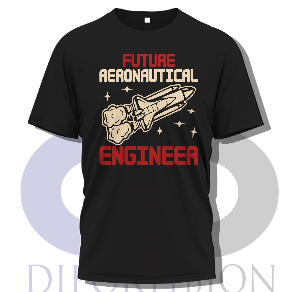 Jual Kaos Disto Aeronautical Engineering Short T Shirt / Aerospace Kaos ...