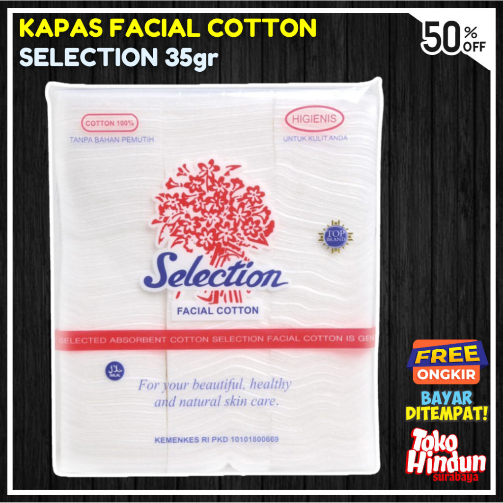 Jual KAPAS FACIAL COTTON MERK COLLECTION VELLANIE ANISA HIGIENIS MURAH ...