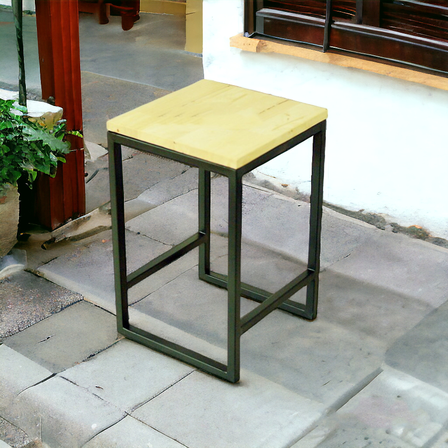 Jual Bangku Cafe Industrial Murah / Kursi Cafe Industrial / Kursi Kayu ...