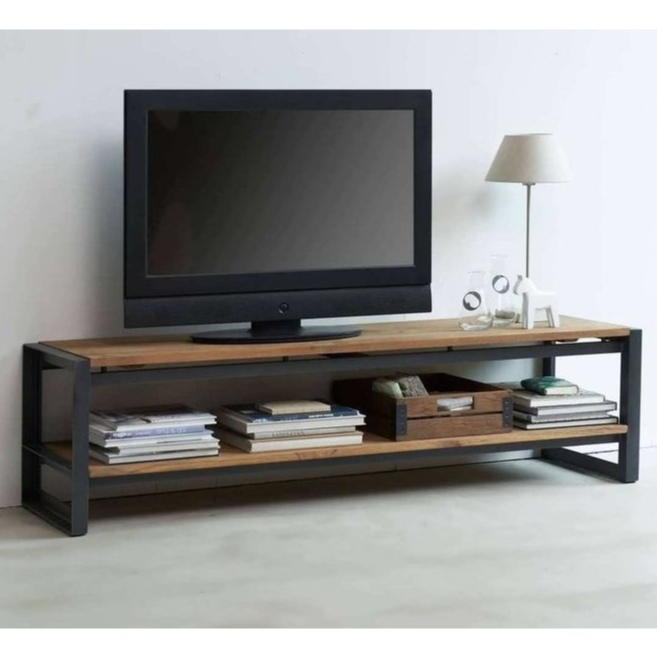 Jual Rak TV Industrial / Meja TV Minimalis / Meja TV Besi Kokoh 150 x ...